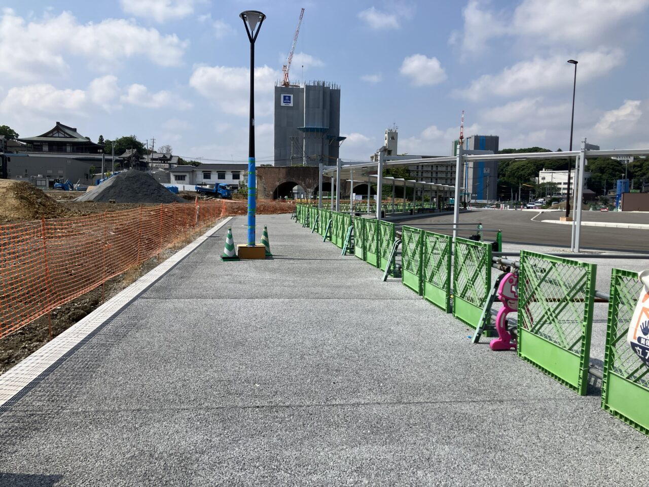 【北九州市八幡西区】工事中のJR折尾駅南側ロータリーで、完成予想図を見つけました！ | 号外NET 北九州市八幡西区・八幡東区・若松区